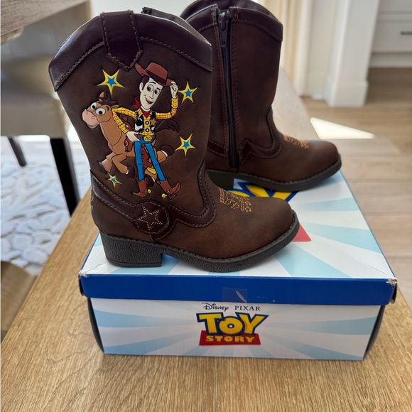 Disney | Shoes | Disney Toy Story Brown Kids Boots | Poshmark